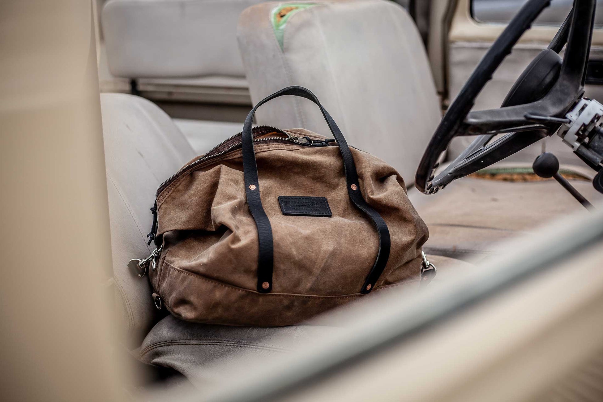 Meet our new Waxed Canvas Track Bags - Steeltown Garage Co.