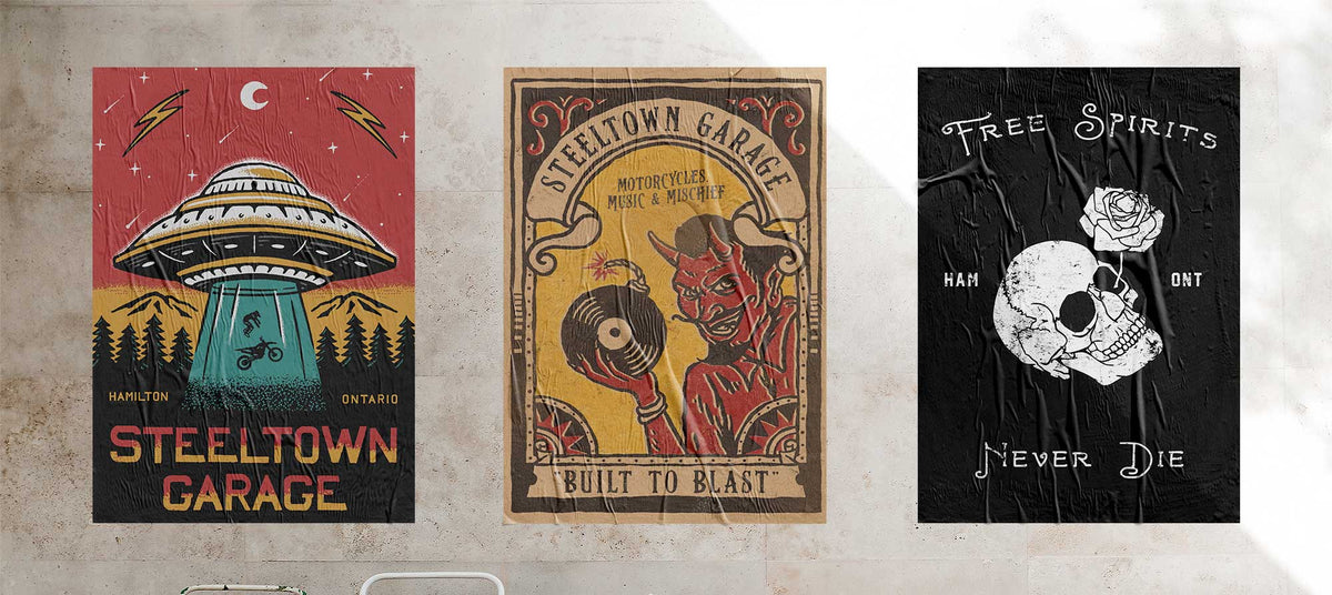 Steeltown Garage Print Shop - Motorcycle & Vintage Posters & Prints ...