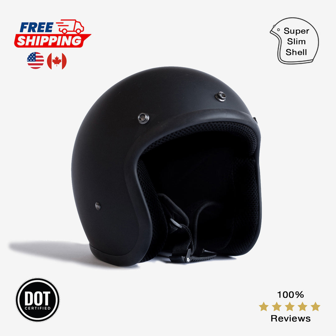 Classic 3/4 - Lowest Profile 3/4 Motorcycle Helmet in the world ...