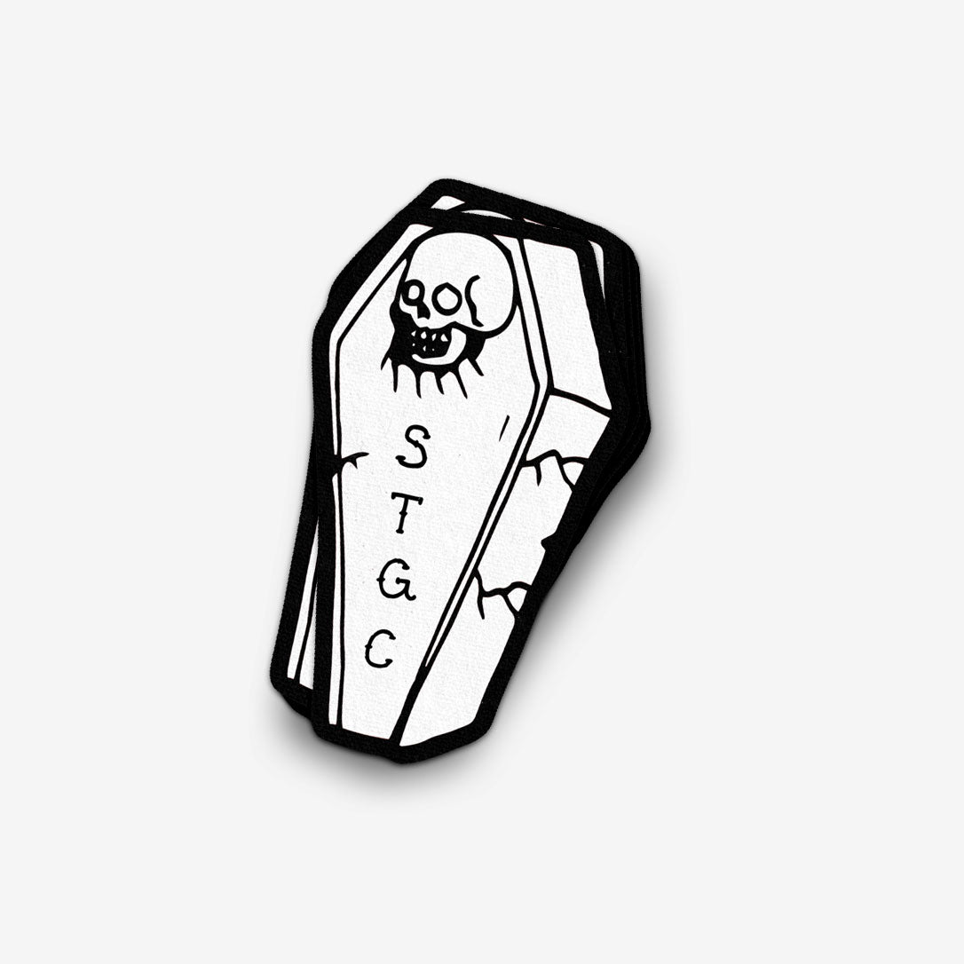 Coffin Boy STGC Sticker - Vinyl Sticker Steeltown Garage Co.